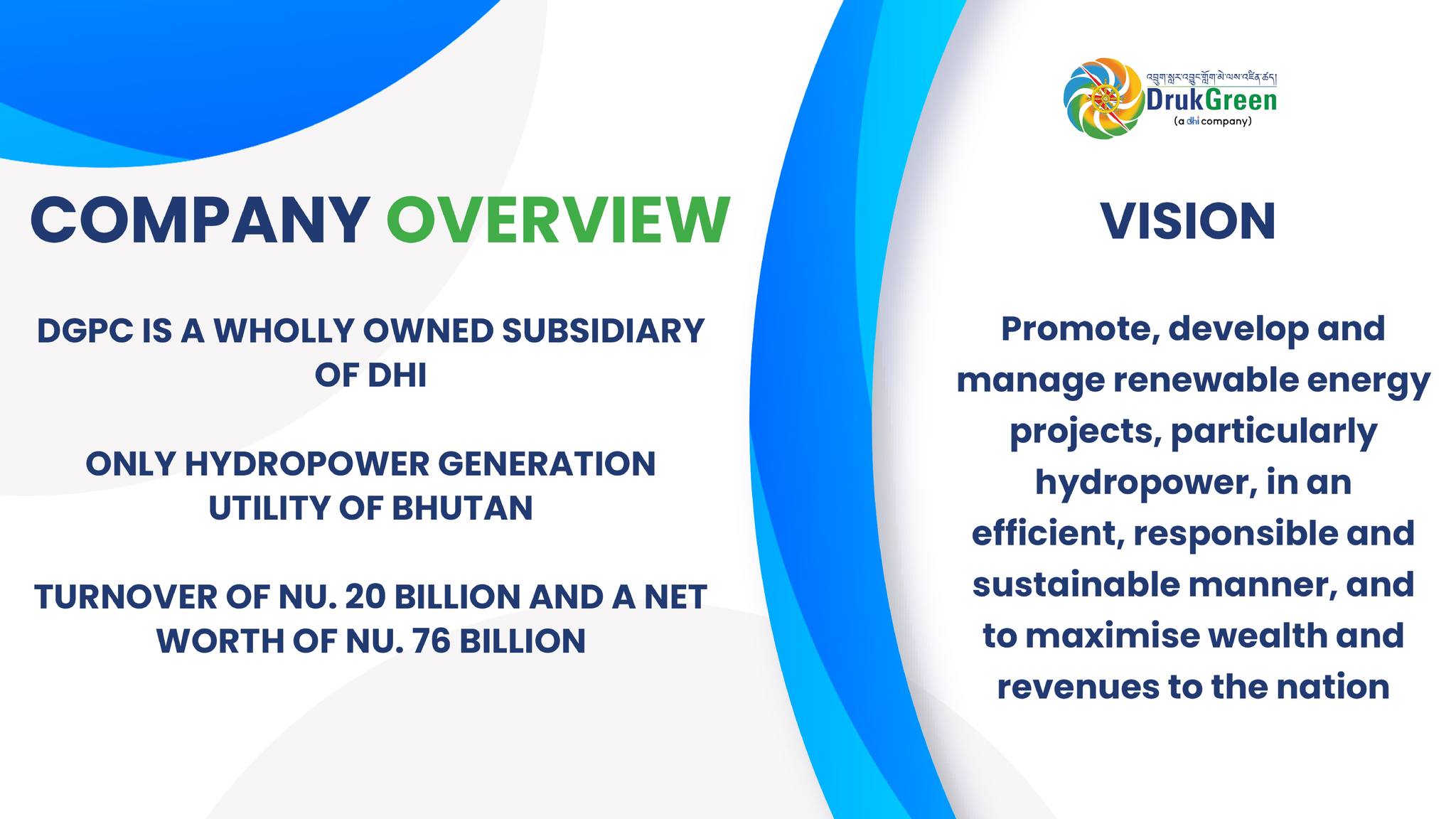 Druk Green Power Corporation Limited’s RE Bond – Corporate Regulatory ...